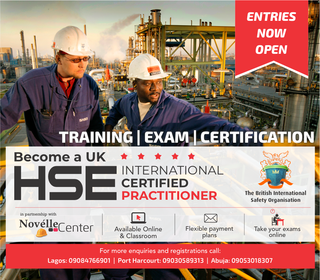 IIRSM Certified HSE Course for intending Safety Supervisors in Nigeria.